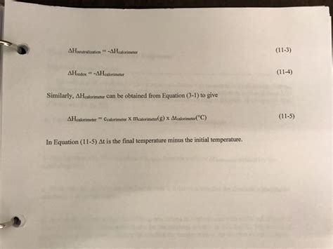 solved thermochemistry prelaboratory assignment name and