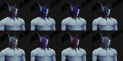 Void Elf Male And Female Allied Race Customization Options Wowhead News