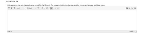 solved question 24 write a program that asks the user to