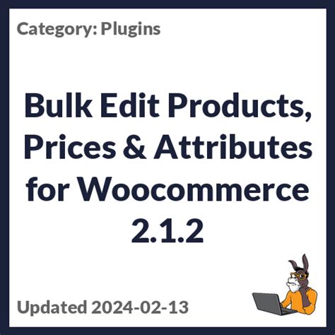 Effectio Bulk Edit Products Prices And Attributes For Woocommerce 2 1 2