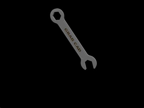 扳手 Solidworks 2011 模型图纸下载 懒石网