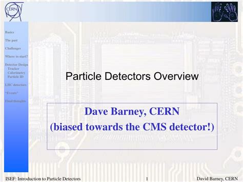 Ppt Particle Detectors Overview Powerpoint Presentation Free Download Id 5168999