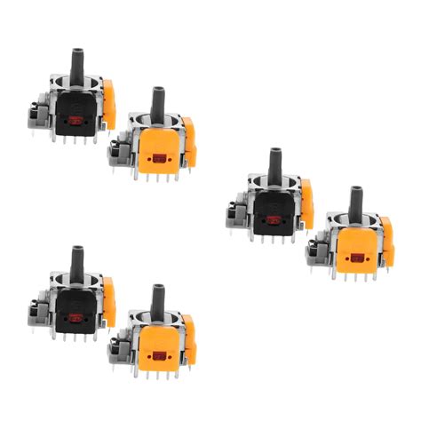 Masteelf 6 Pcs Hall Effect Joysticks Replacement Compatible For Dualsense Controller 3d Analog