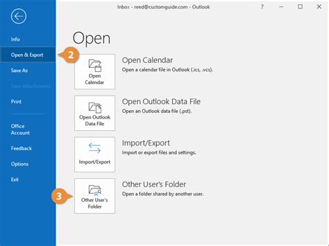 Share Your Email Customguide