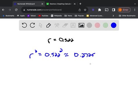 ⏩solved Use The Coefficient Of Determination To Explain The Values… Numerade