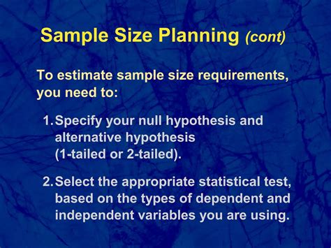 Sample Size And Power Ppt