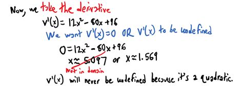 Optimization Using Calculus Dylans Data Science Blog