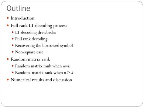 Ppt Lt Codes Decoding Design And Analysis Powerpoint Presentation