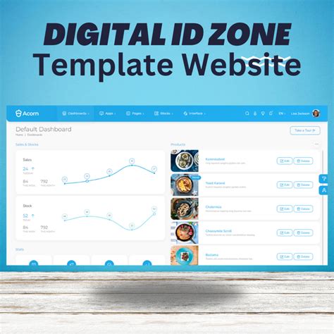 Jual Template Website Acorn Bootstrap 5 Template Premium Dengan