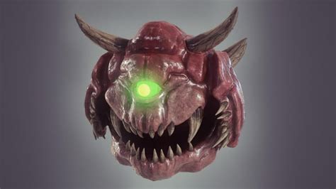 Cacodemon Original Skin By Fer From R Doom You Got The Shotgun