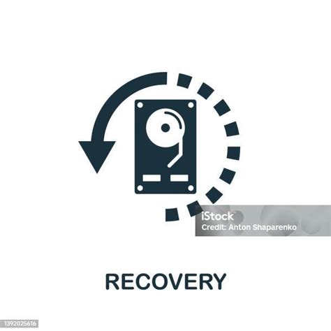 복구 아이콘입니다 데이터 조직 수집의 간단한 요소 템플릿 인포 그래픽 등에 대한 채워진 복구 아이콘 Revolution에 대한 스톡 벡터 아트 및 기타 이미지 Istock