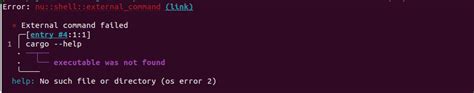 When Running Nu As Default Shell Can T Run Cargo And Other External Commands Issue