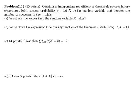 Solved Problem13 10 Points Consider N Independent