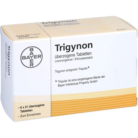 Trigynon 21 überzogene Tabletten 126 stk günstig bei apo.com