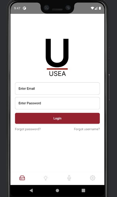 android not able to hide tab bar after navigating back to login