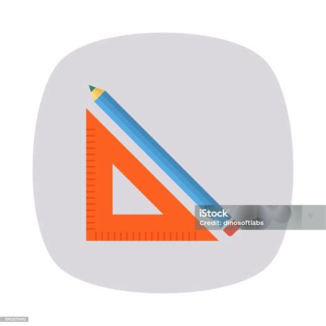 Protractor Geometry Edit Stock Illustration Download Image Now
