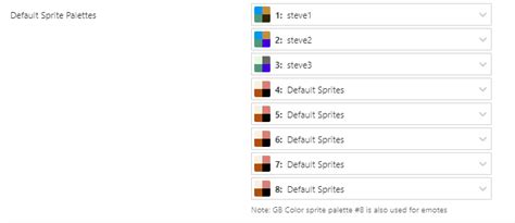 Am I Limited To Eight Sprite Palettes For My Entire Game Or Just In Each Scene If I Can Have