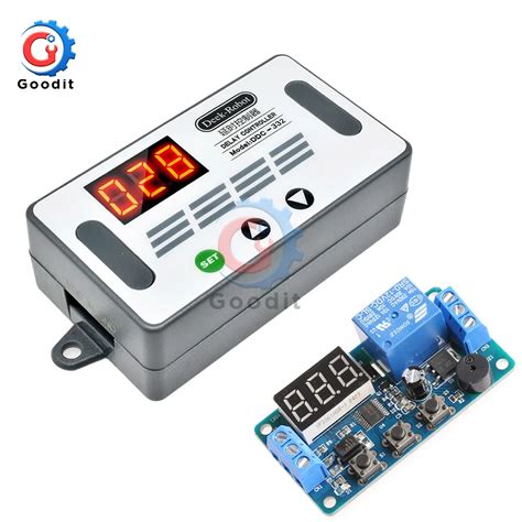 Ddc 332 Dc 12v Dual Mos Led Digital Time Delay Relay Trigger Cycle Timer Delay Switch