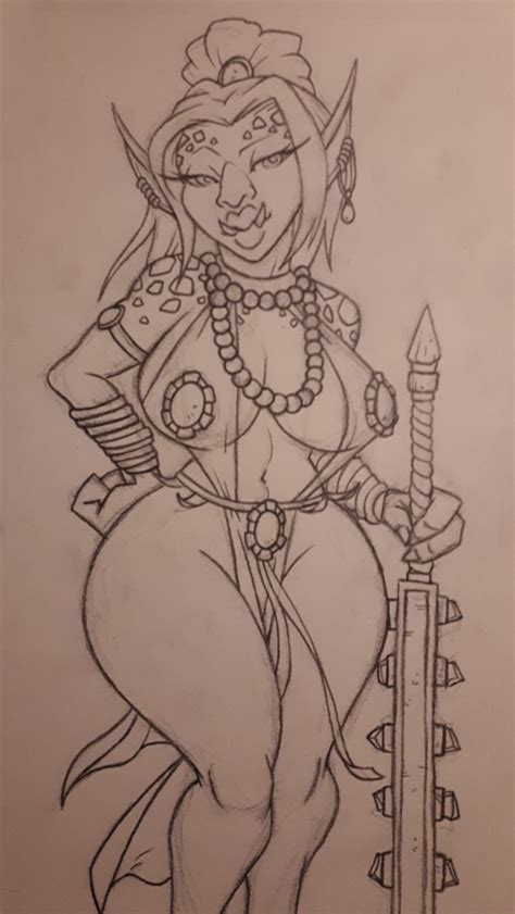 Troll Test Sketch By Waxcake Hentai Foundry