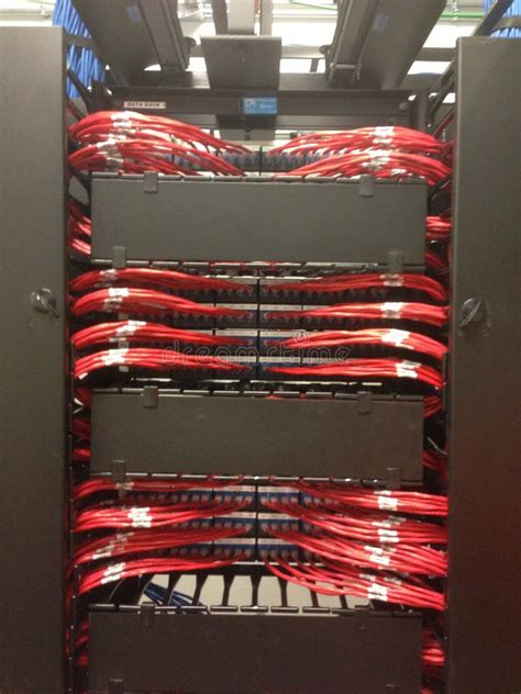 Data Patch Panel Stock Photo Image Of Cable Punch Connectivity