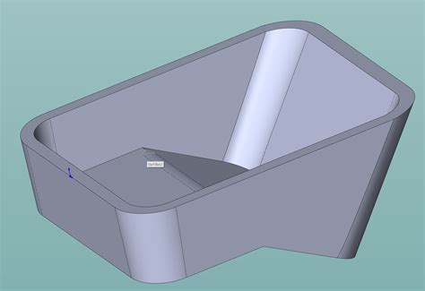 modeling a partial fillet that tapers to zero for tool access reasons