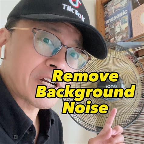 Reducing Background Noise In A Video Using Capcut Adrian Video Image