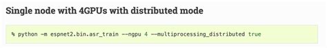 Espnet2 Distributed Training · Issue 2804 · Espnetespnet · Github