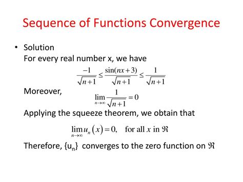 Ppt Sequence And Series Of Functions Powerpoint Presentation Free Download Id3930628