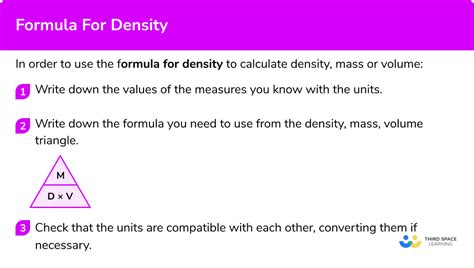 What Is The Formula For Density In Science Free Worksheets Printable