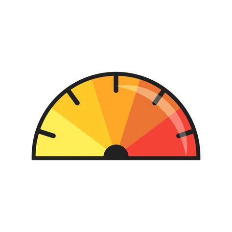 Graph Bar Symbol Simple Concept Speedometer Gaude Flat Illustration 43618550 Vector Art At