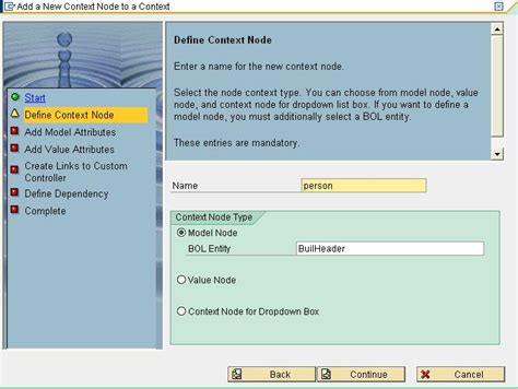 Sap Crm Create Context Node For Web Ic Component Techskills By Moovar Groups