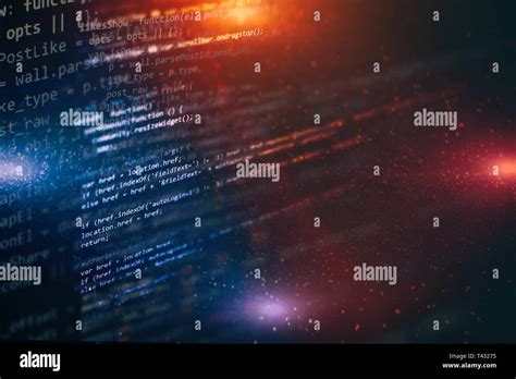Code Text Written And Created Entirely By Myself Stock Photo Alamy