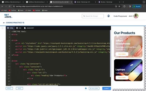 Jenit Joseph Jose On Linkedin Day44 Ccbp Nxtwave 30daysofcode Nxtwaveccbp Html