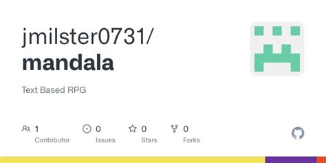 James Milster On Linkedin Github Jmilster0731mandala Text Based Rpg