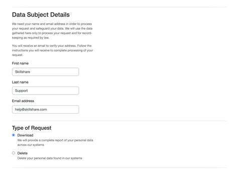How Do I Download My Skillshare Data Skillshare Help Center