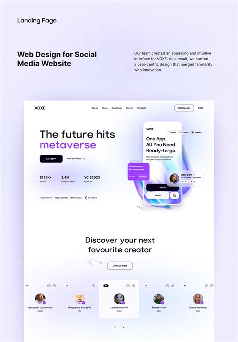 Social Media Platform Uiux Design Development Behance