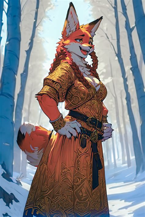 Fox Fall / furry fox :: furry canine :: furry f :: furry art :: нейросетевые фурри :: furry ...