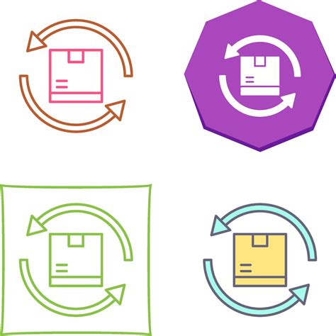 Product Return Icon Design 44027349 Vector Art At Vecteezy