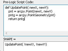 Solved Updating Shape Field From Lat Long Fields Esri Community