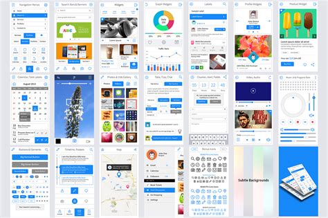 App UI PSD Kit By Graphicsfuel On Dribbble
