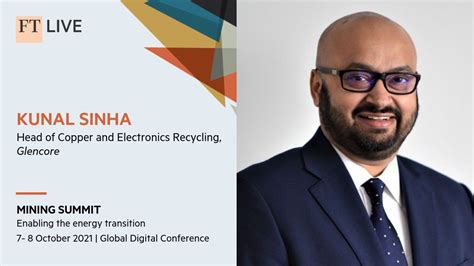 A Date For The Diary As Kunal Sinha Our Head Of Copper And Electronics Recycling Is Set To