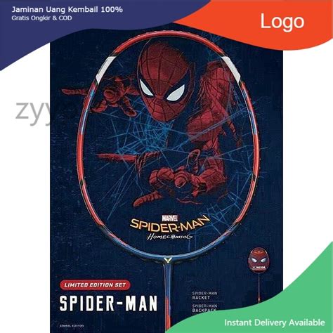 Victor Spider Man Badminton Racket Rope Clip Limited Edition Badminton Racket Shopee Philippines