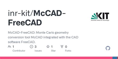 Github Inr Kit Mccad Freecad Mccad Freecad Monte Carlo Geometry Conversion Tool Mccad