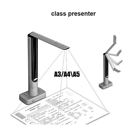 A3 Desktop Visual Presenter 4k Document Visualizer With Hdmi 13mp Cmos