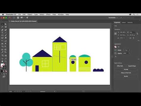 Illustrator Shapes Basics Adobe Illustrator CC Tutorials For Beginners YouTube