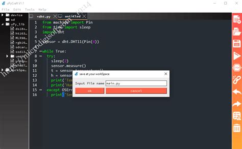 Micropython Interfacing Dht11dht22 Sensor With Esp32 Esp8266