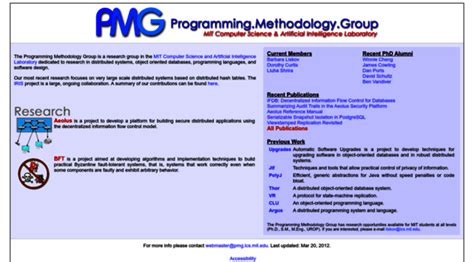Programming Methodology Group Pmg Csail Mit