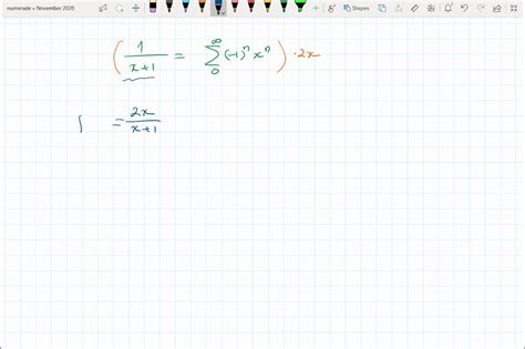 solved find the power series for the function using the suggested
