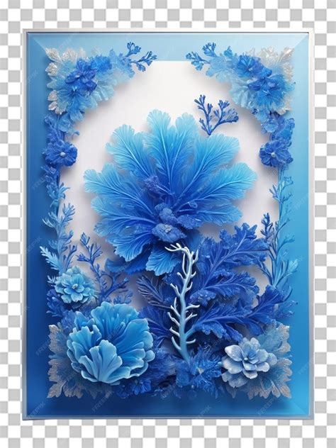 Premium Psd Beautiful Luxury Flower Wadding Card Design Isolated