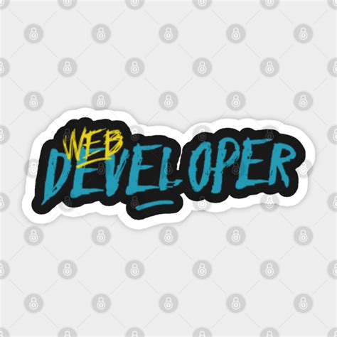Web Developer Web Developer Sticker Teepublic